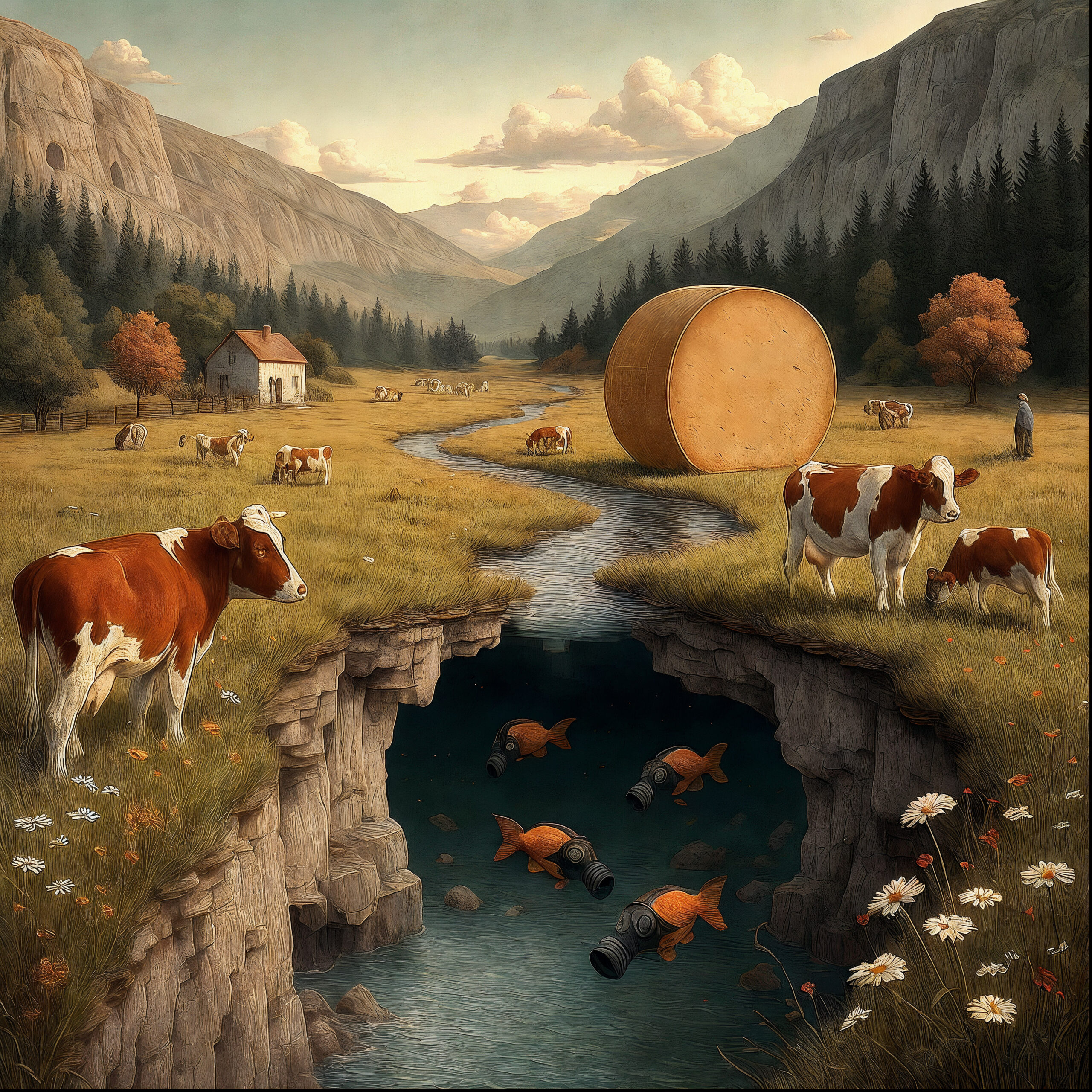 Pollution et Comté : faut-il en faire tout un fromage
